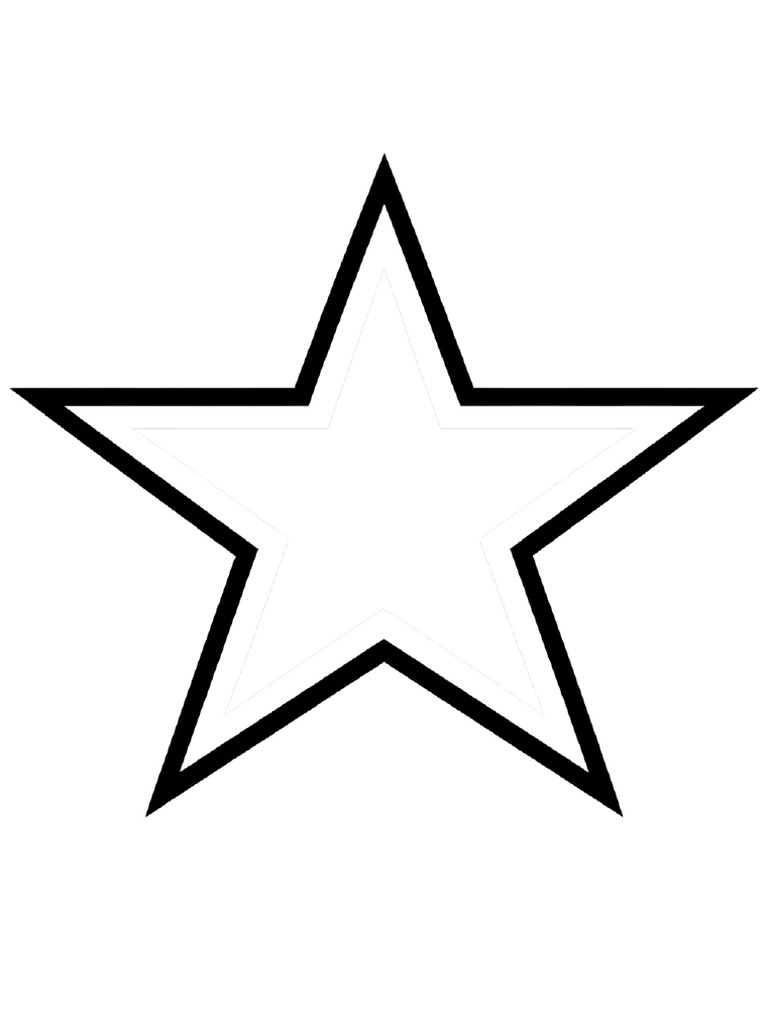 Moldes De Estrellas Para Imprimir Y Recortar Grandes 6 Pdf