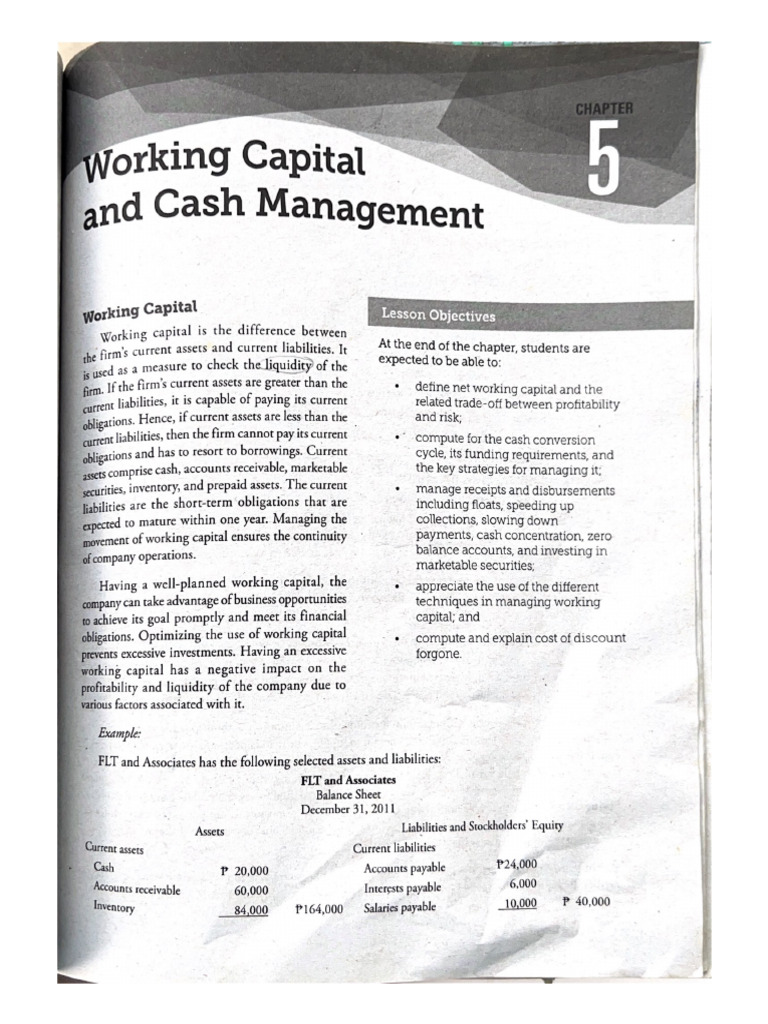 working capital | PDF