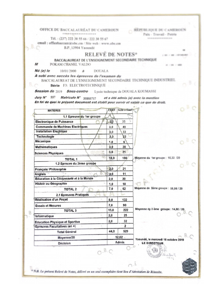 Relevé De Notes Iut Beziers _ Relevé De Notes En Ligne – FYNSR