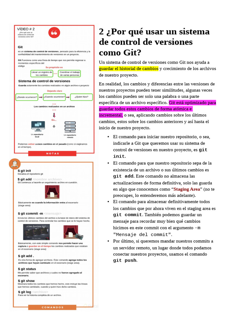 000 - Git y GitHub Notas | PDF
