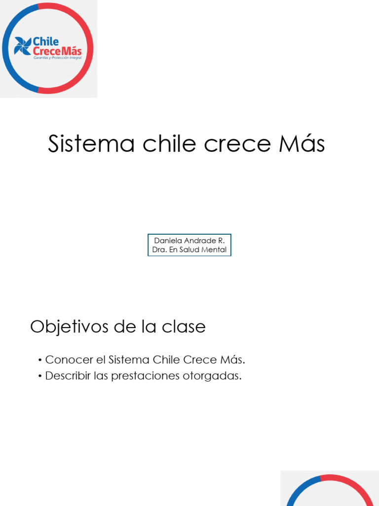 Clase Chile Crece Más | PDF