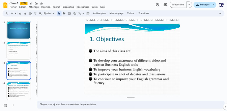 Class 1 Pptx Google Slides Pdf