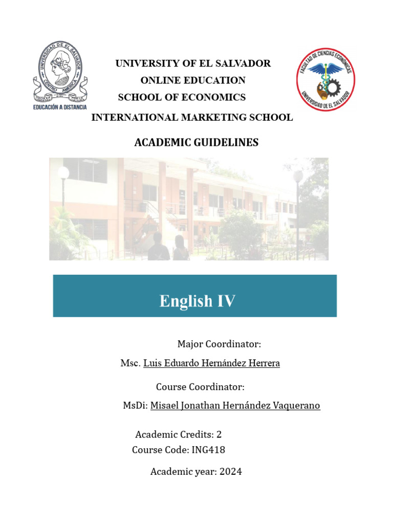 English IV Academic Guidelines 2024 | PDF