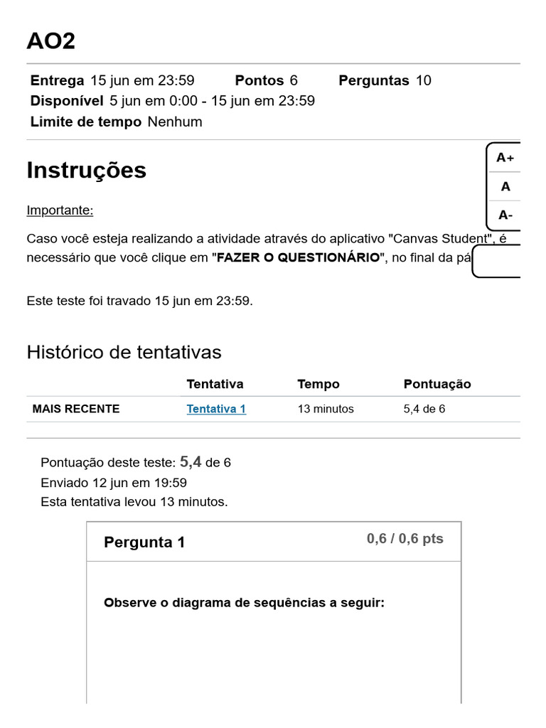 AO2 - Análise e Projeto de Sistemas | PDF