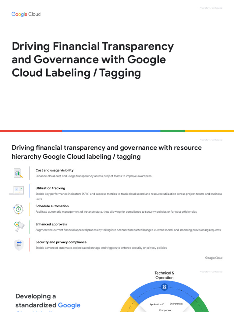 Cloud FinOps - Cloud Labeling - Tagging Strategy | PDF