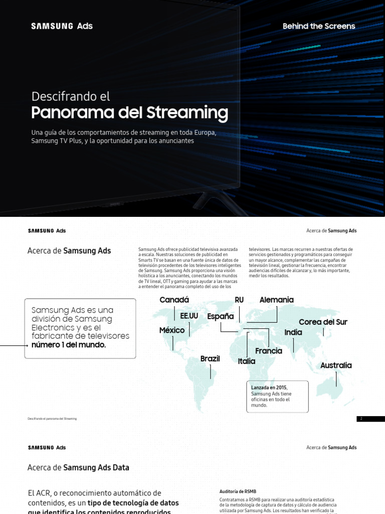 Samsung Ads Es Streaming Guide | PDF