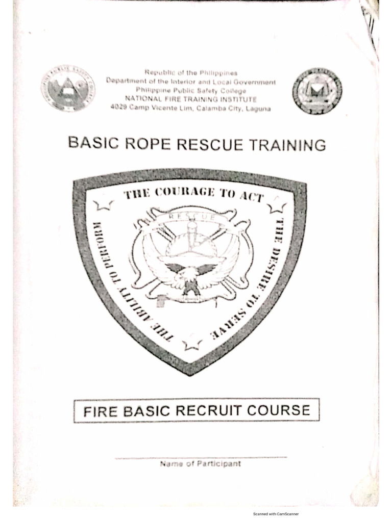 basic rope rescue technique | PDF
