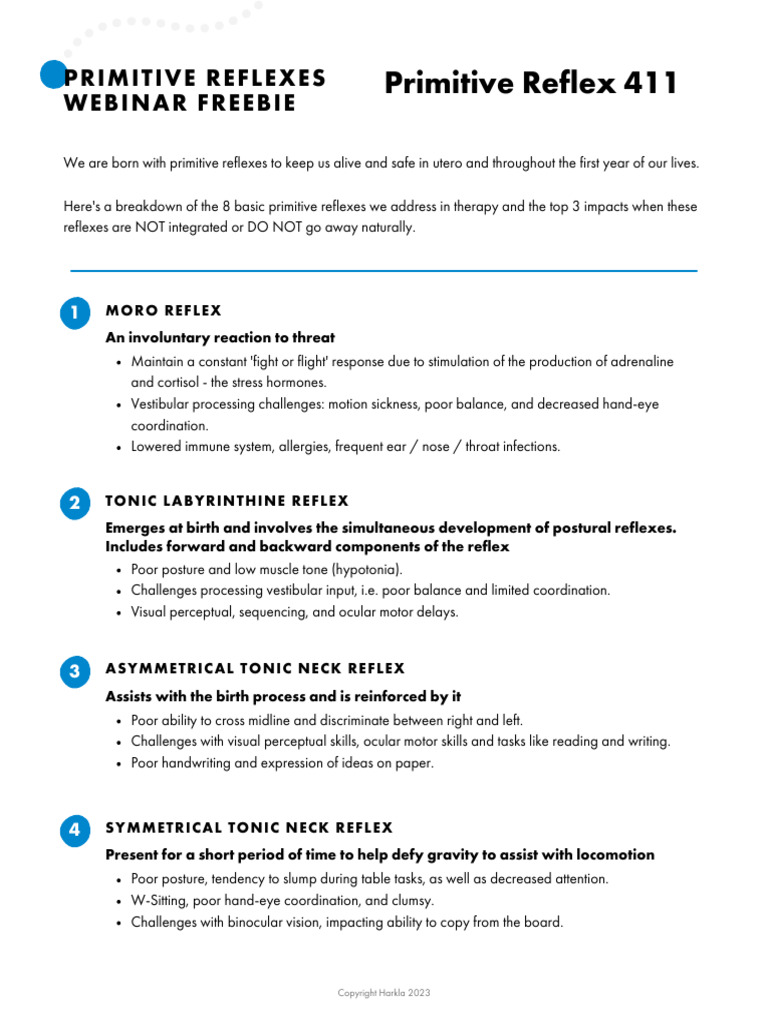 Reflexes Definitions | PDF