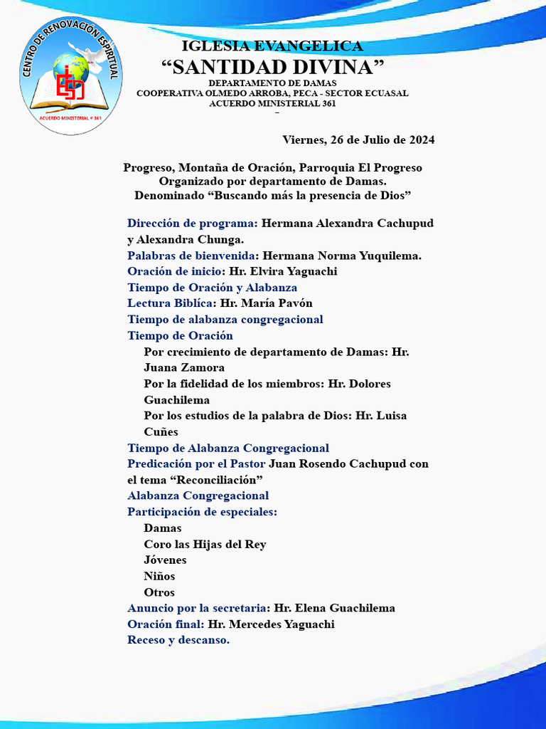 Programa Damas | PDF