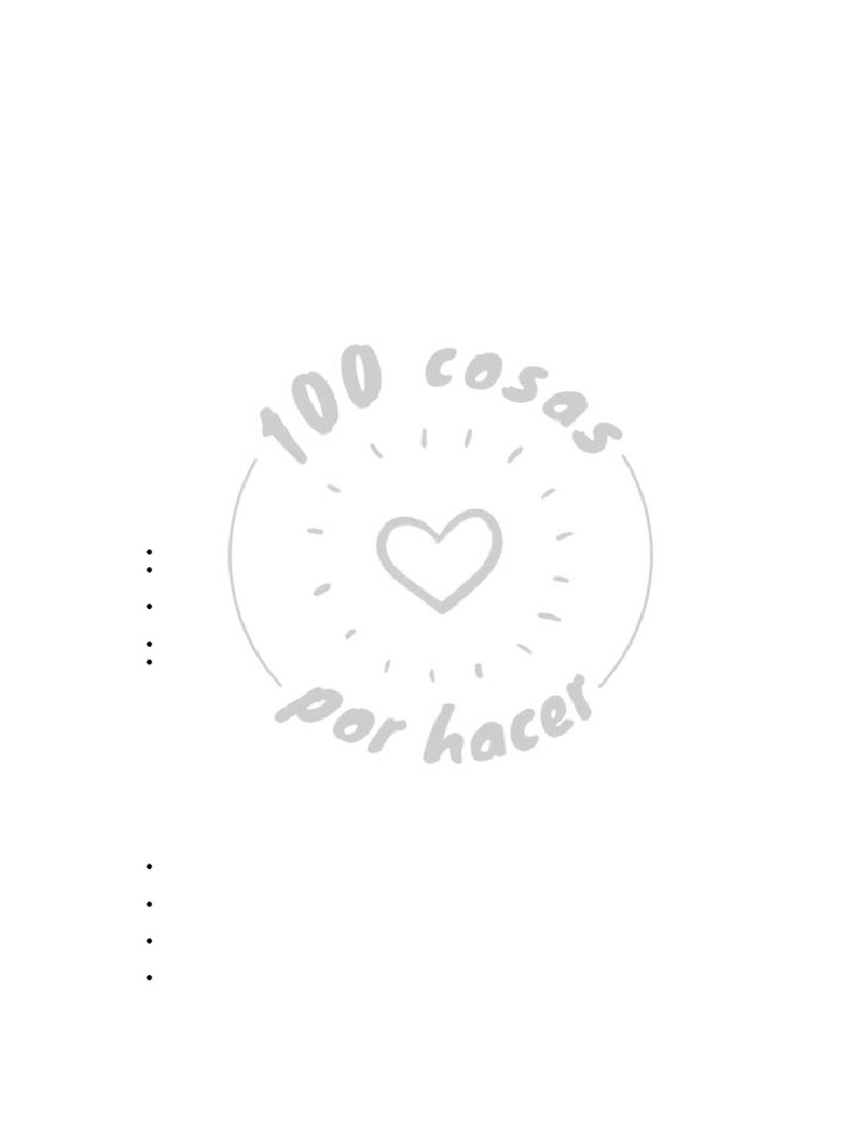 Ebook 100 Cosas Por Hacer Contigo Misma Ok | PDF | Trastorno depresivo ...