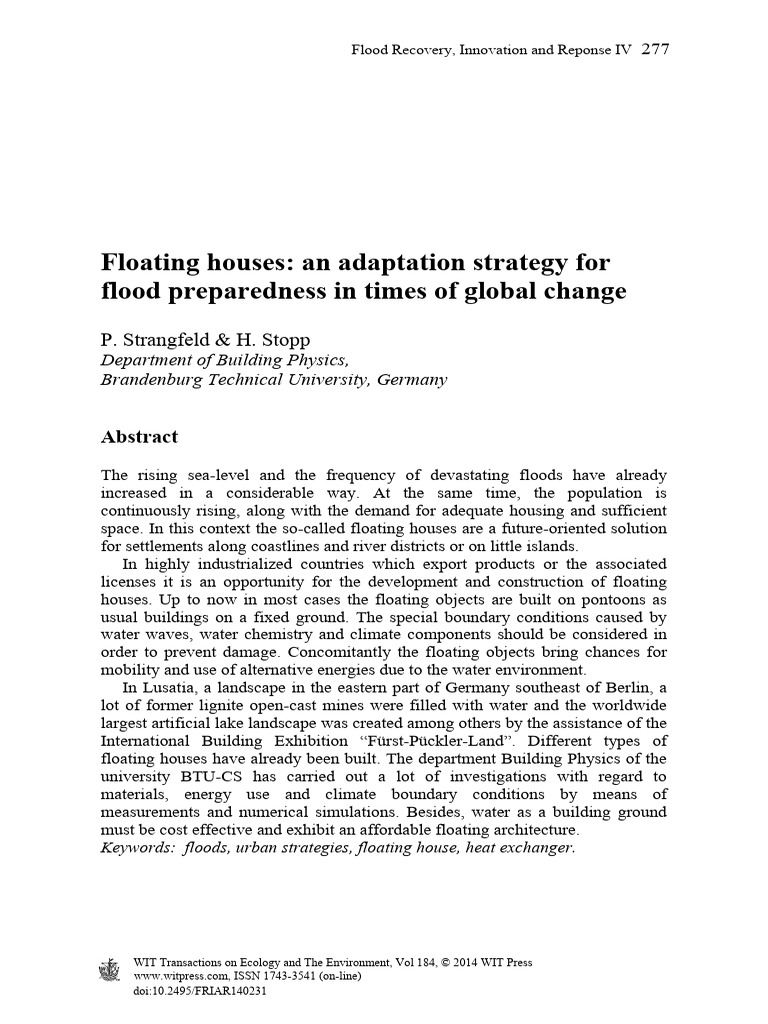Floating House Report | PDF