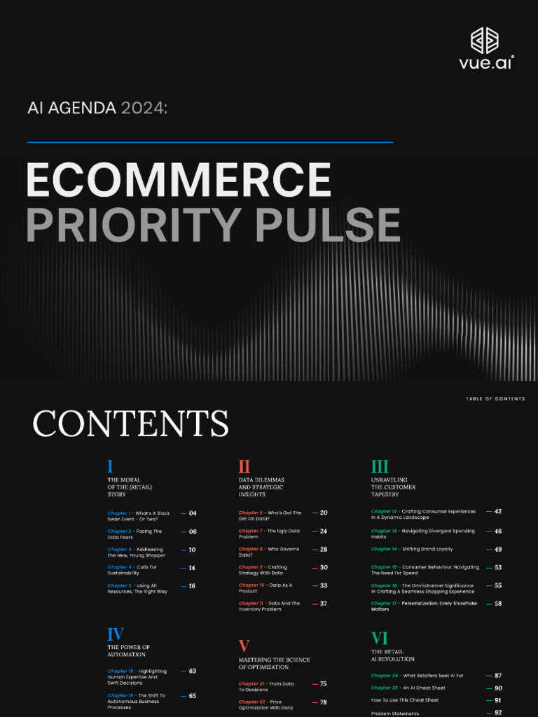 AI Agenda 2024 Ecommerce Priority Pulse | PDF | Retail | Artificial Intelligence