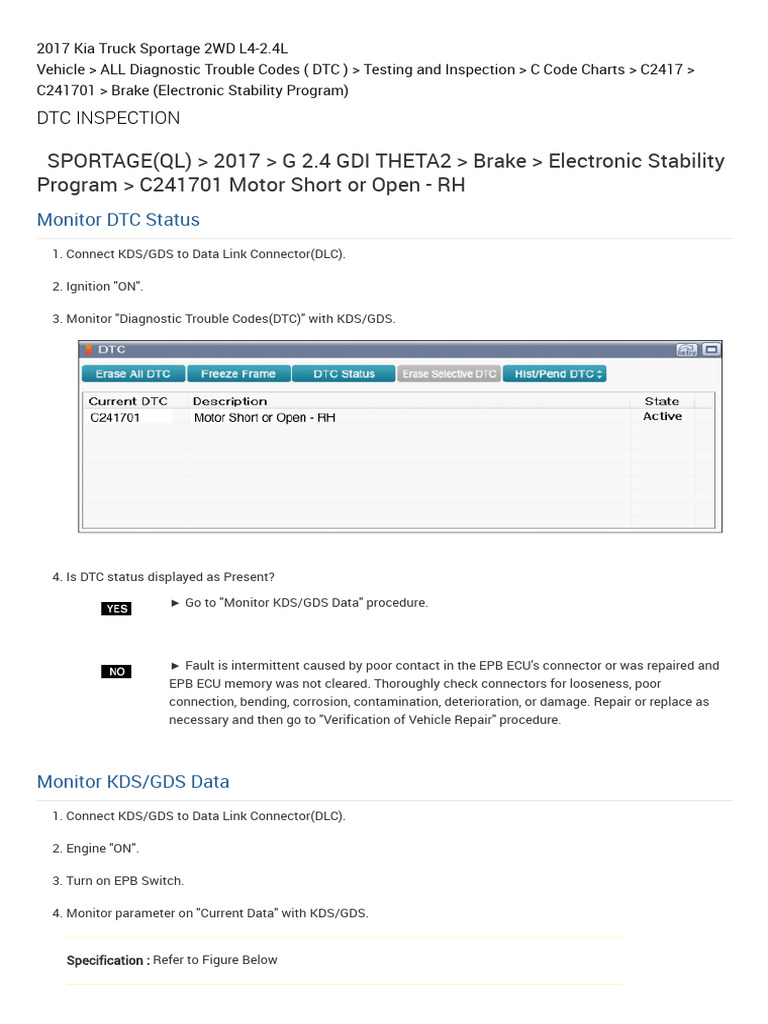 DTC Inspection (ALL Diagnostic Trouble Codes (DTC) ) - ALLDATA Repair | PDF