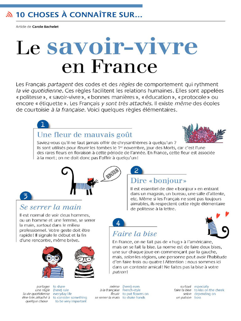 Vivre en France | PDF