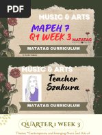 MATATAG Curriculum Grade 8 Music and Arts | PDF | The Arts | Performing Arts
