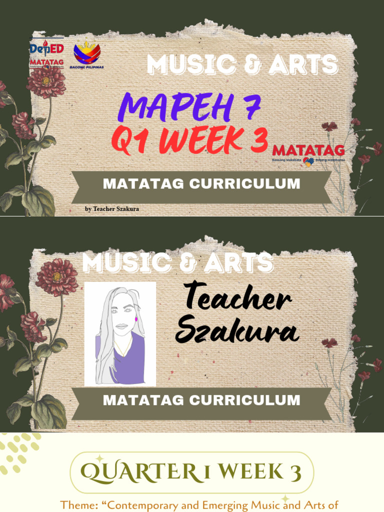 Grade 7 Music and Arts Overview | PDF | Dances | The Arts