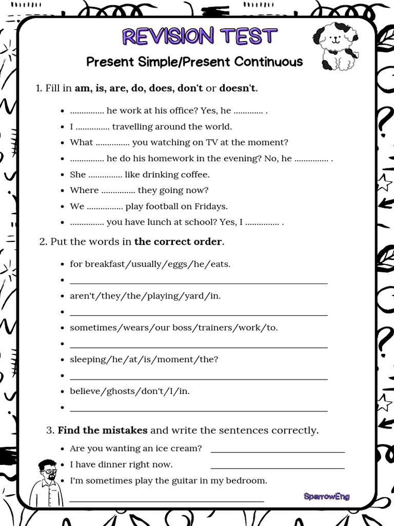 Revision Test PRS PRC | PDF