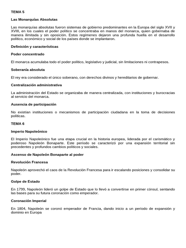 Temas de Clases | PDF