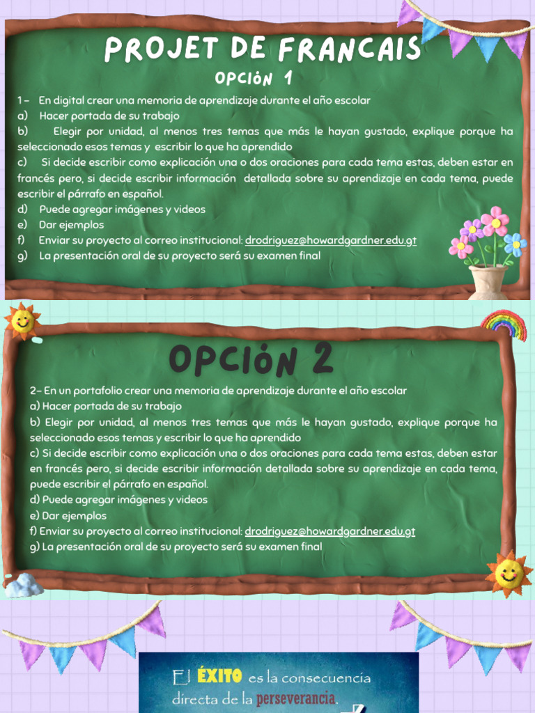 Instrucciones_para_el_proyecto__de_frances_IV_unidad | PDF