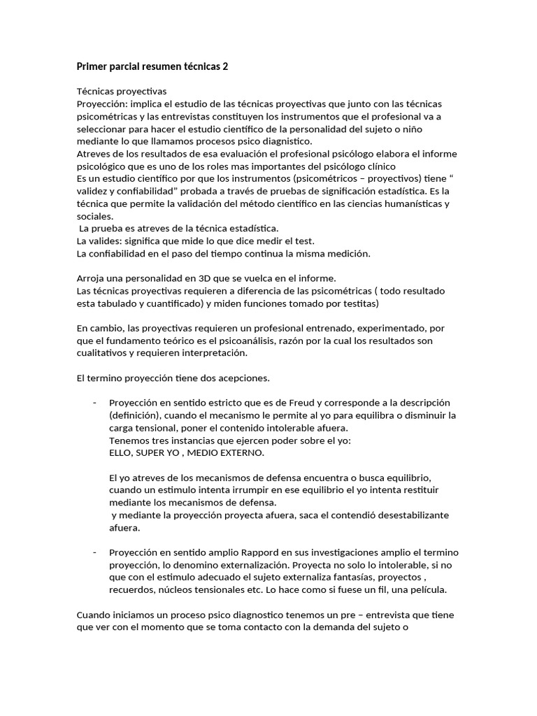 Primer Parcial Resumen Técnicas 2 | PDF