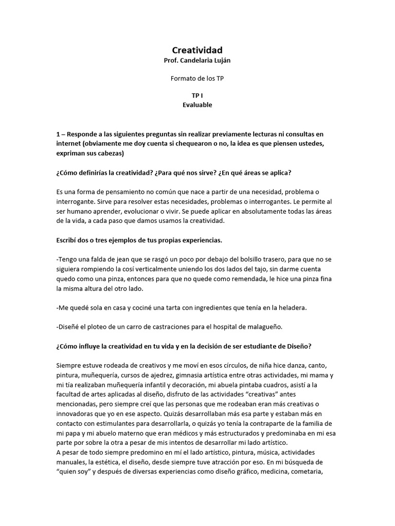 Creatividad | PDF