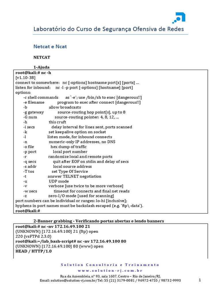 03 Netcat Ncat | PDF