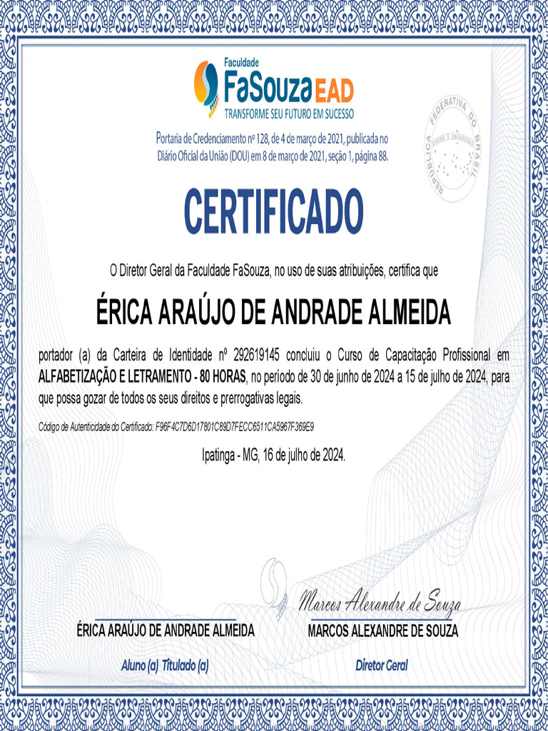 CERTIFICADO | PDF