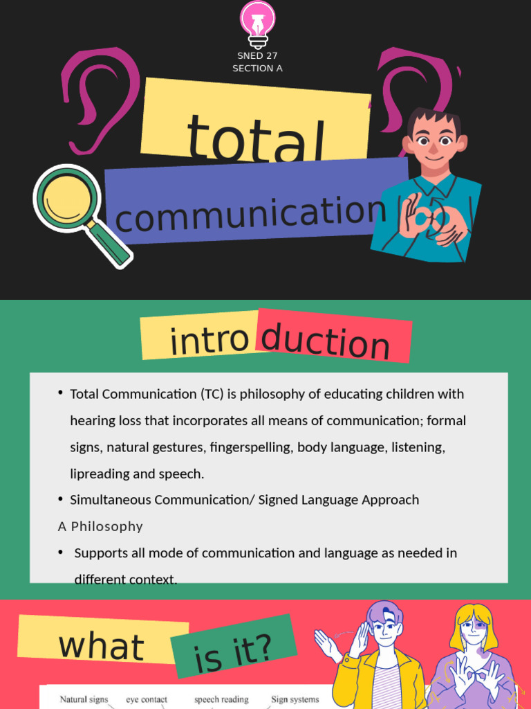 Total Communication Presentation | PDF