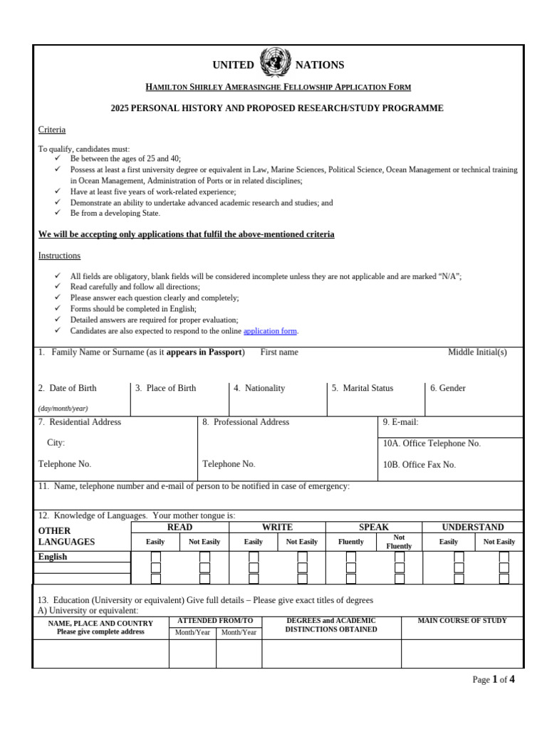 2025 Hsa Application Form | PDF