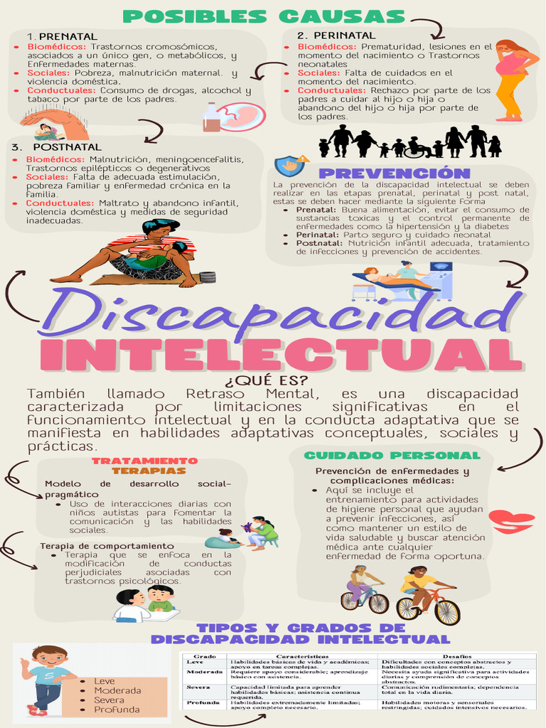 Infografía - Discapacidad Intelectual Grupo 8 | PDF