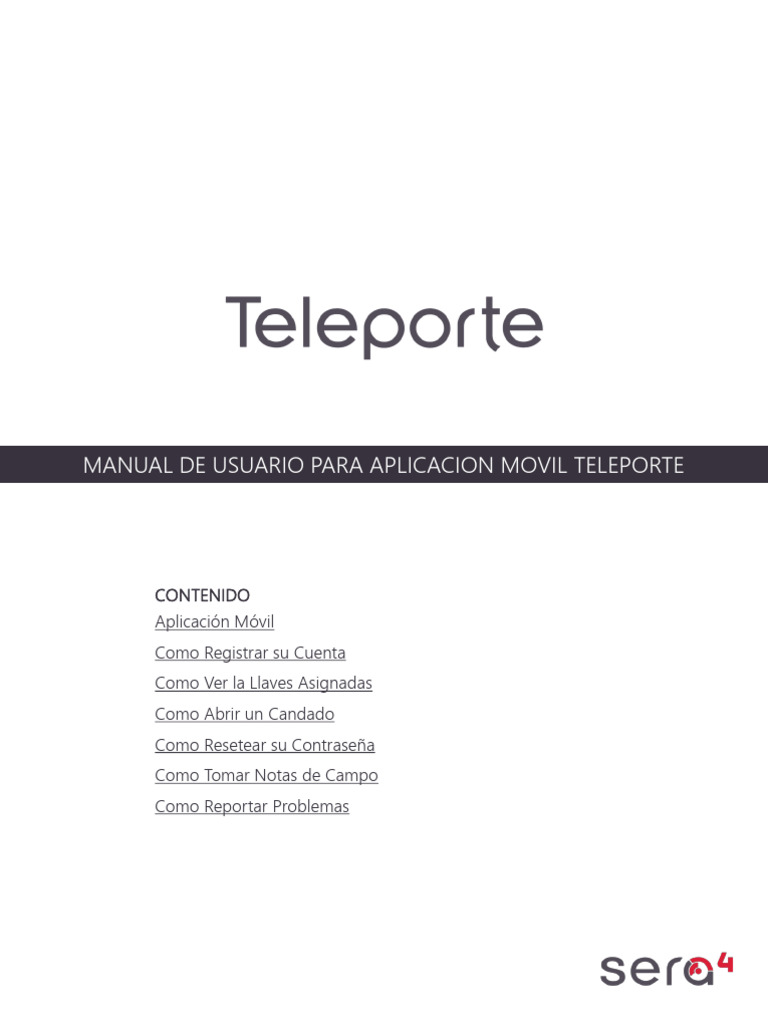 Manual Teleporte | PDF