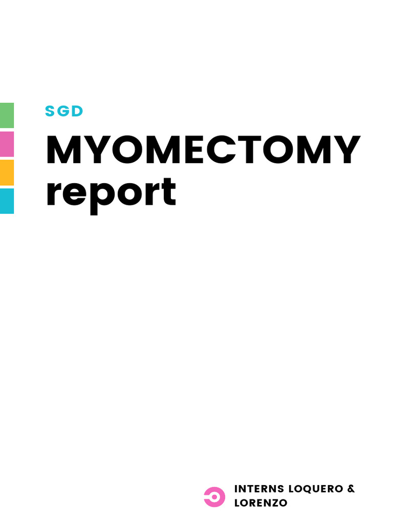 Myomectomy Case Pdf