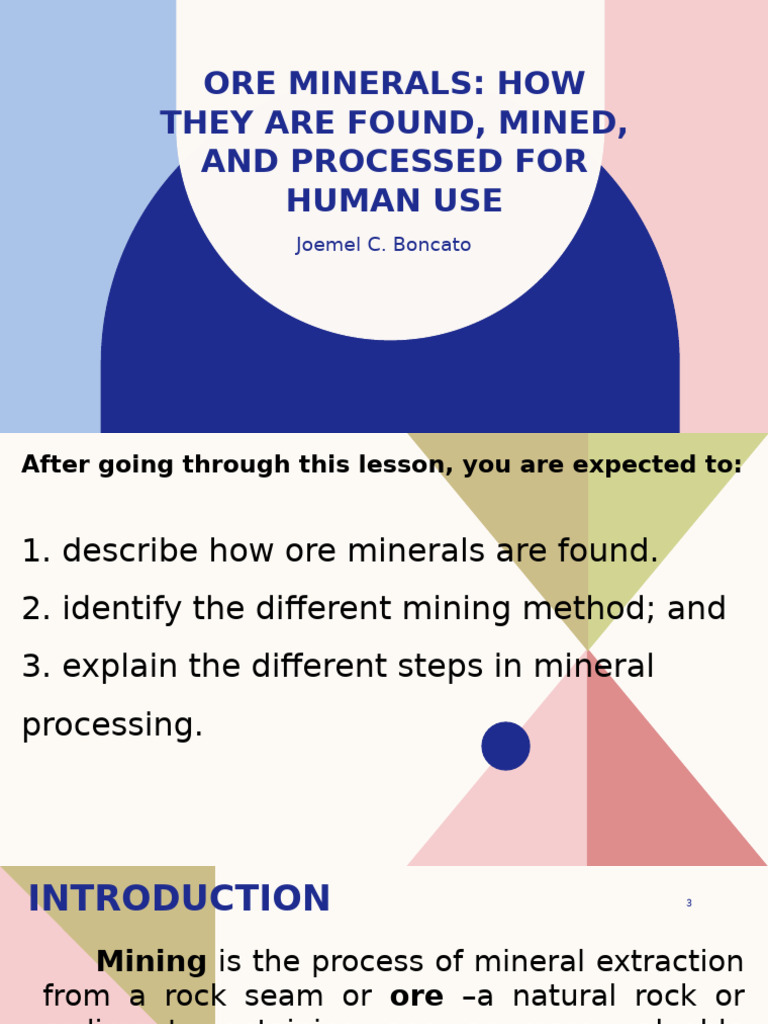 Mining of Minerals | PDF