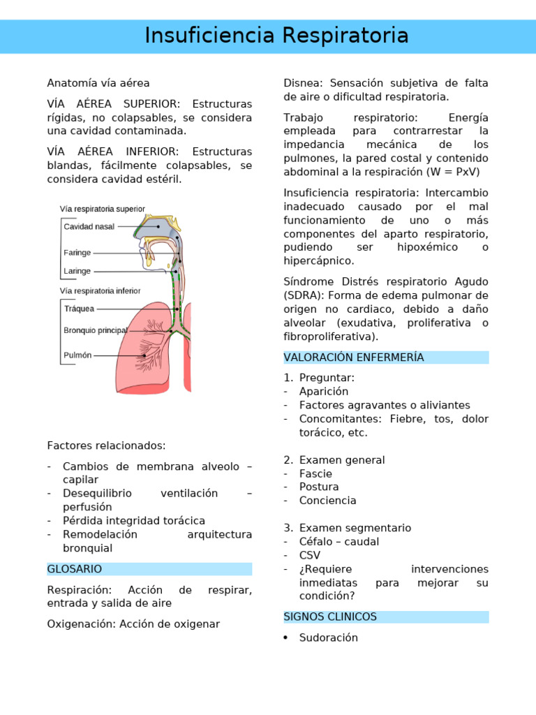 Insufiencia Respiratoria Aguda | PDF