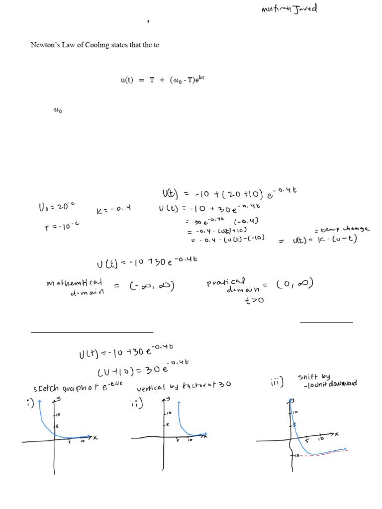 Tutorial Math 0130 | PDF