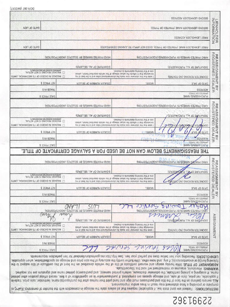 2004 FRHT Truck | PDF