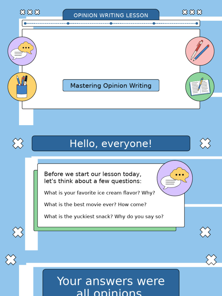 Mastering Opinion Writing Presentation | PDF