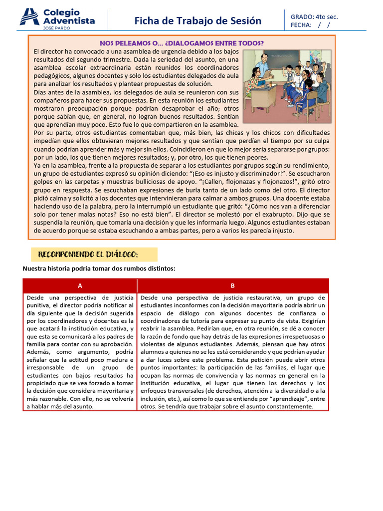 4to Sec. Ficha 02 Unid. 05 | PDF