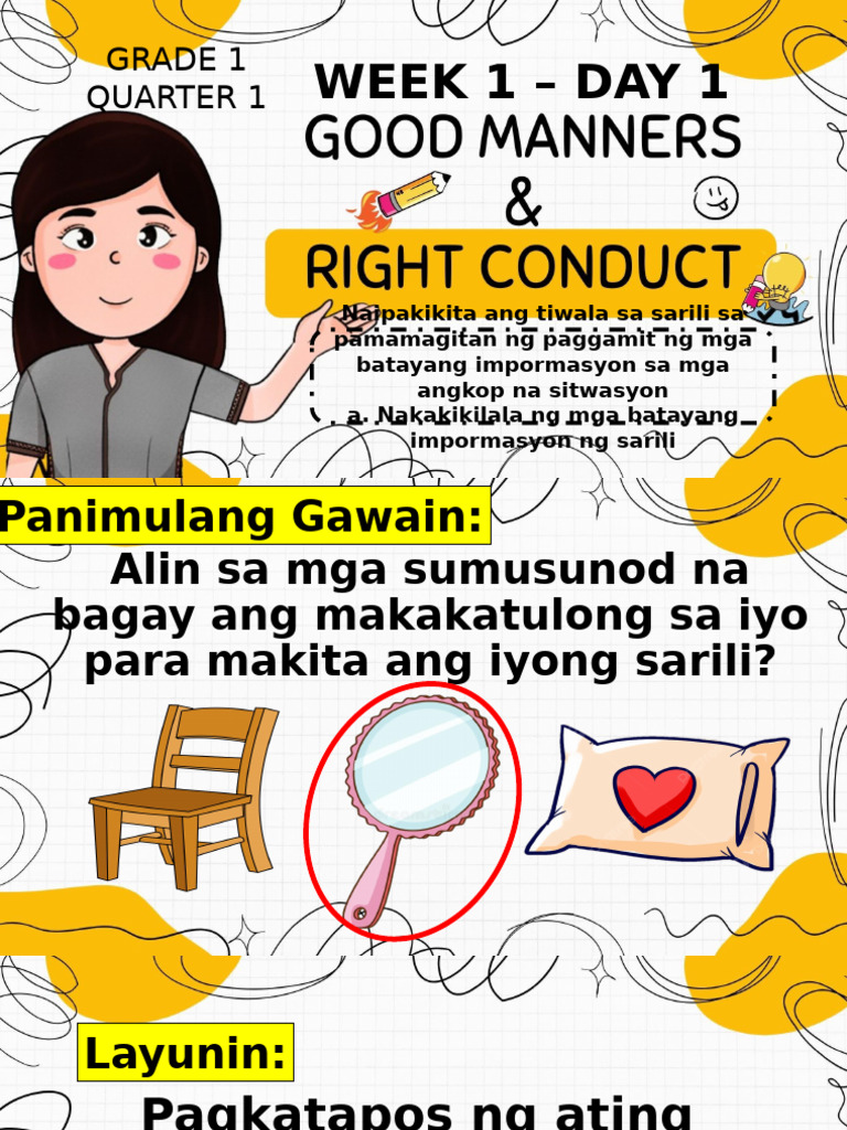 GRADE-1-GMRC-WEEK-1 | PDF