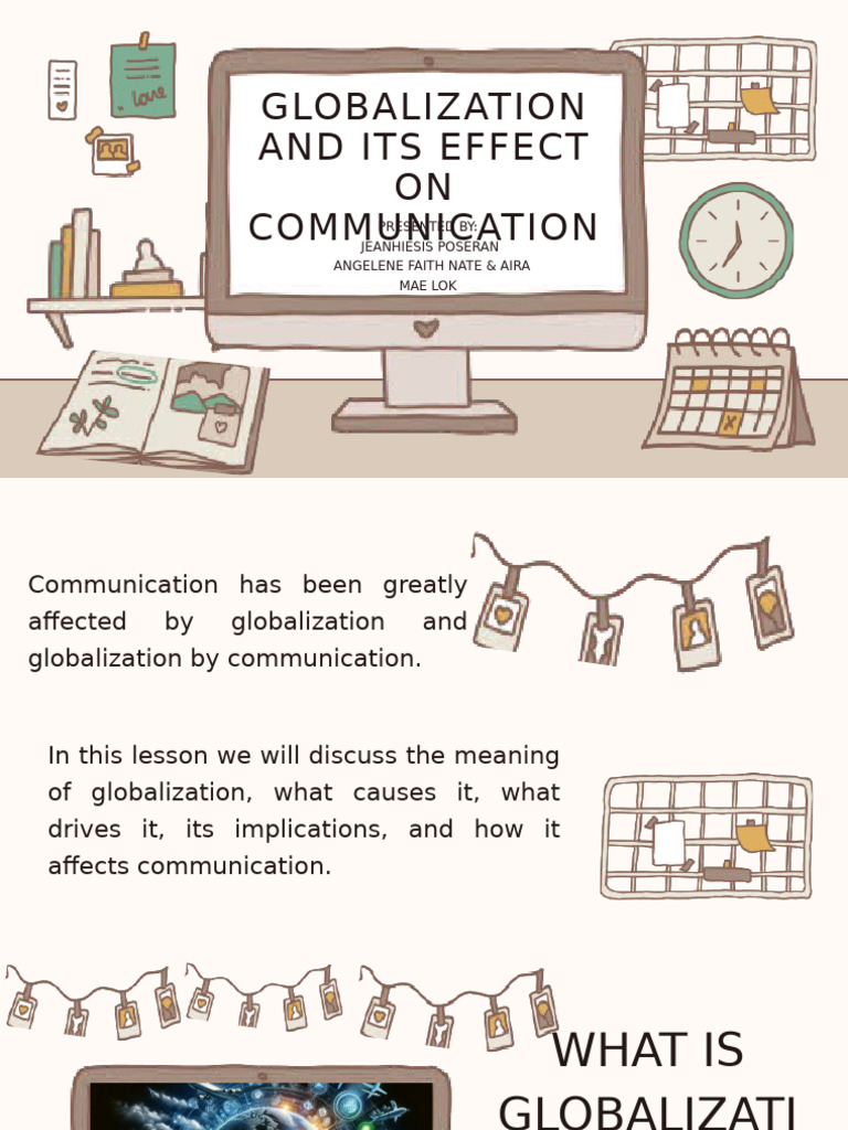 Globalization Its Effect On Communication | PDF