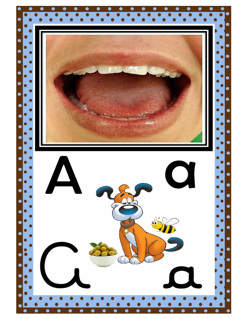 Alfabeto com boquinhas prof. Leili | PDF