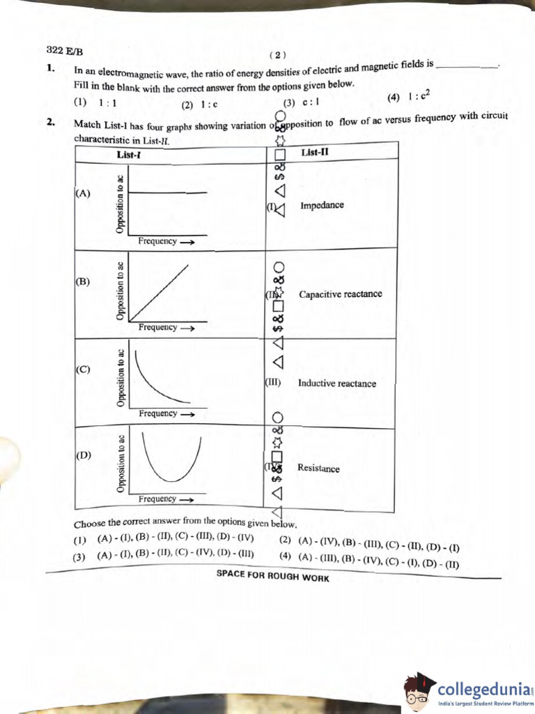 CUET 2024 Physics Question Paper Set B | PDF