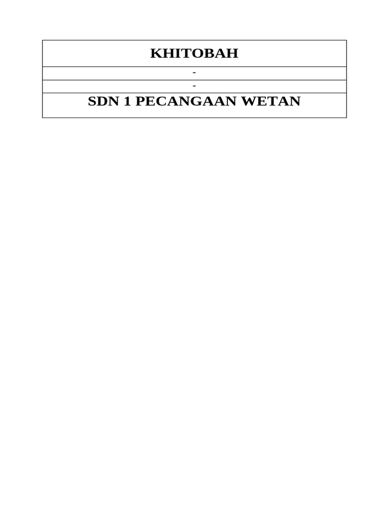 Khitobah 2024 MAPSI | PDF