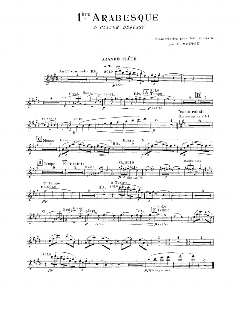 Debussy Arabesque 1&2 Full Set | PDF