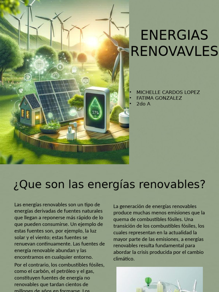 ENERGIAS RENOVABLES | PDF
