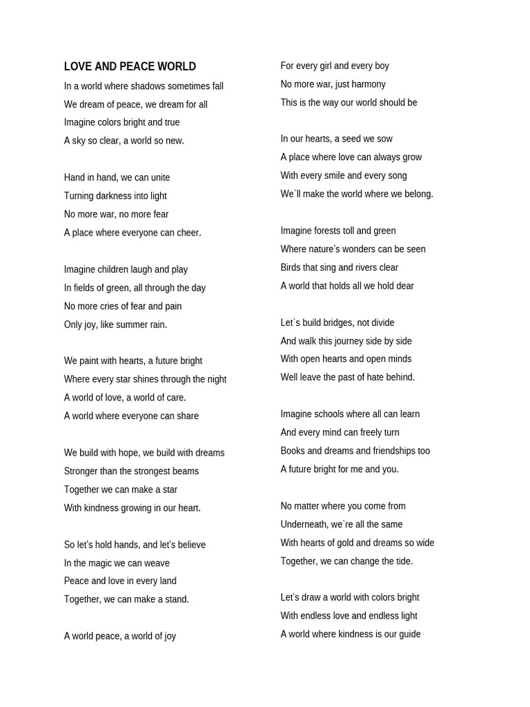 Poem | PDF