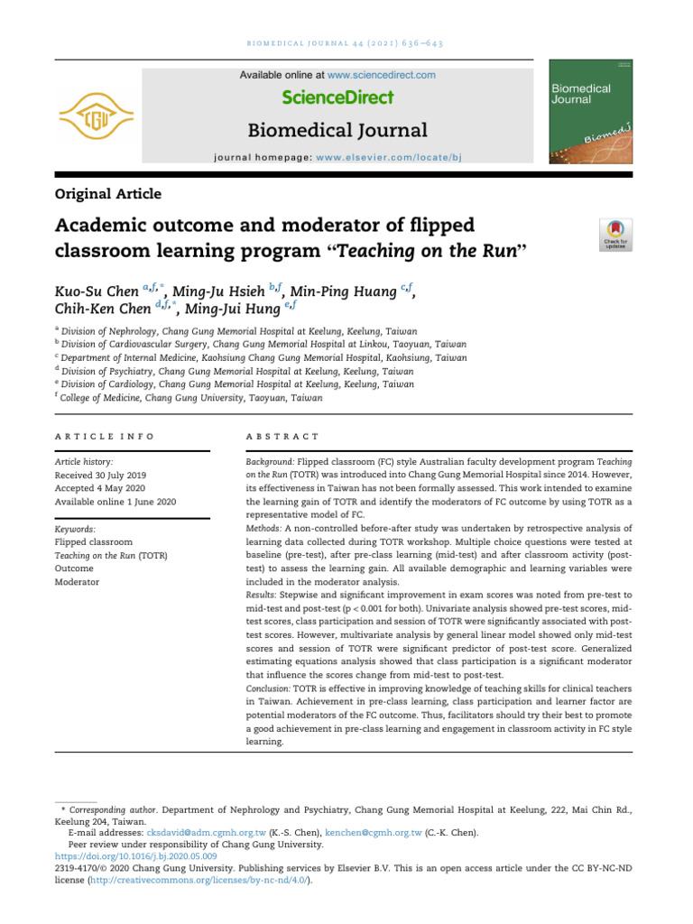 Flipped Classroom Pdf
