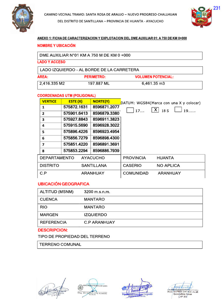 ANEXO N°01 FICHAS - DE - CARACTERIZACION-final | PDF