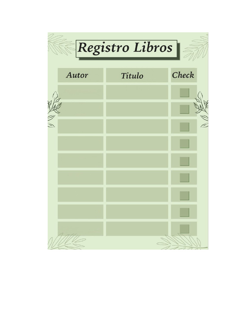 registro | PDF