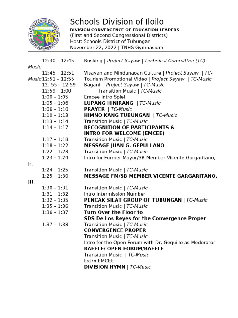 Technical-Script-Program | PDF